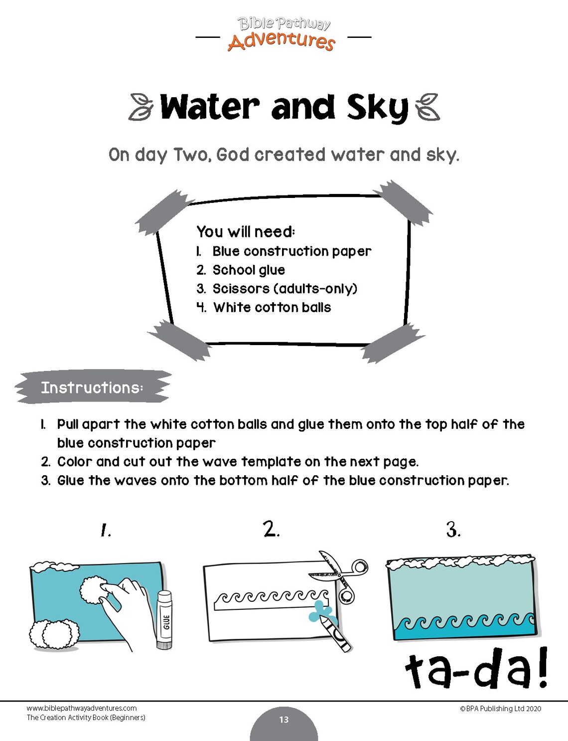 The Creation Activity Book for Beginners - Etsy