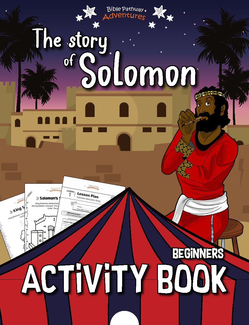 The Story of Solomon Activity Book for Beginners - Etsy