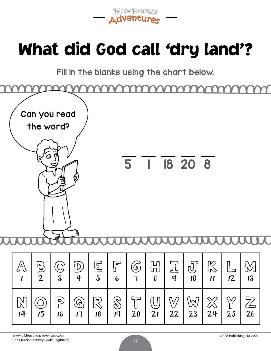 The Creation Activity Book for Beginners - Etsy