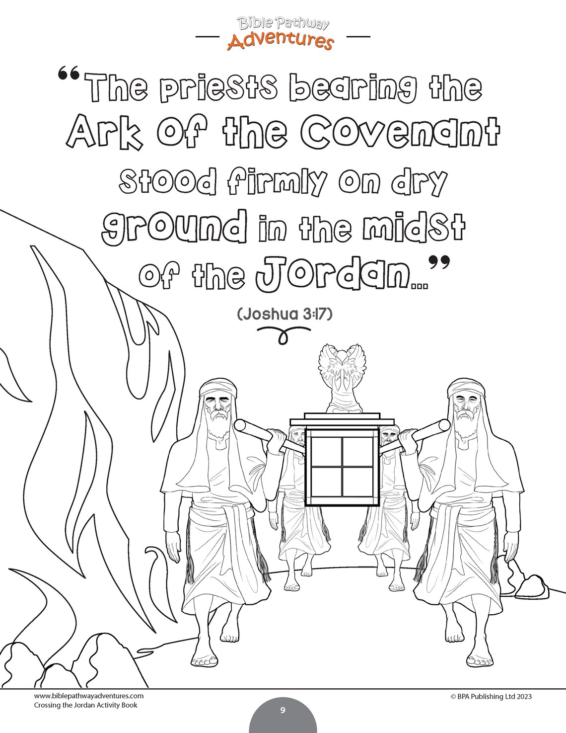 Bible Miracles: Crossing the Jordan Activity Book - Etsy