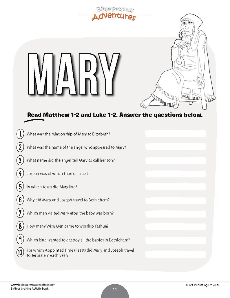 Birth of the King Activity Book - Etsy