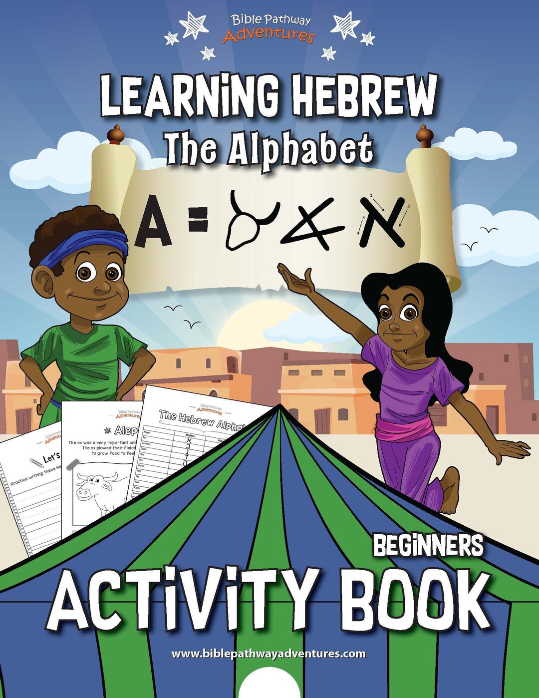 Learning Hebrew: the Alphabet Activity Book - Etsy