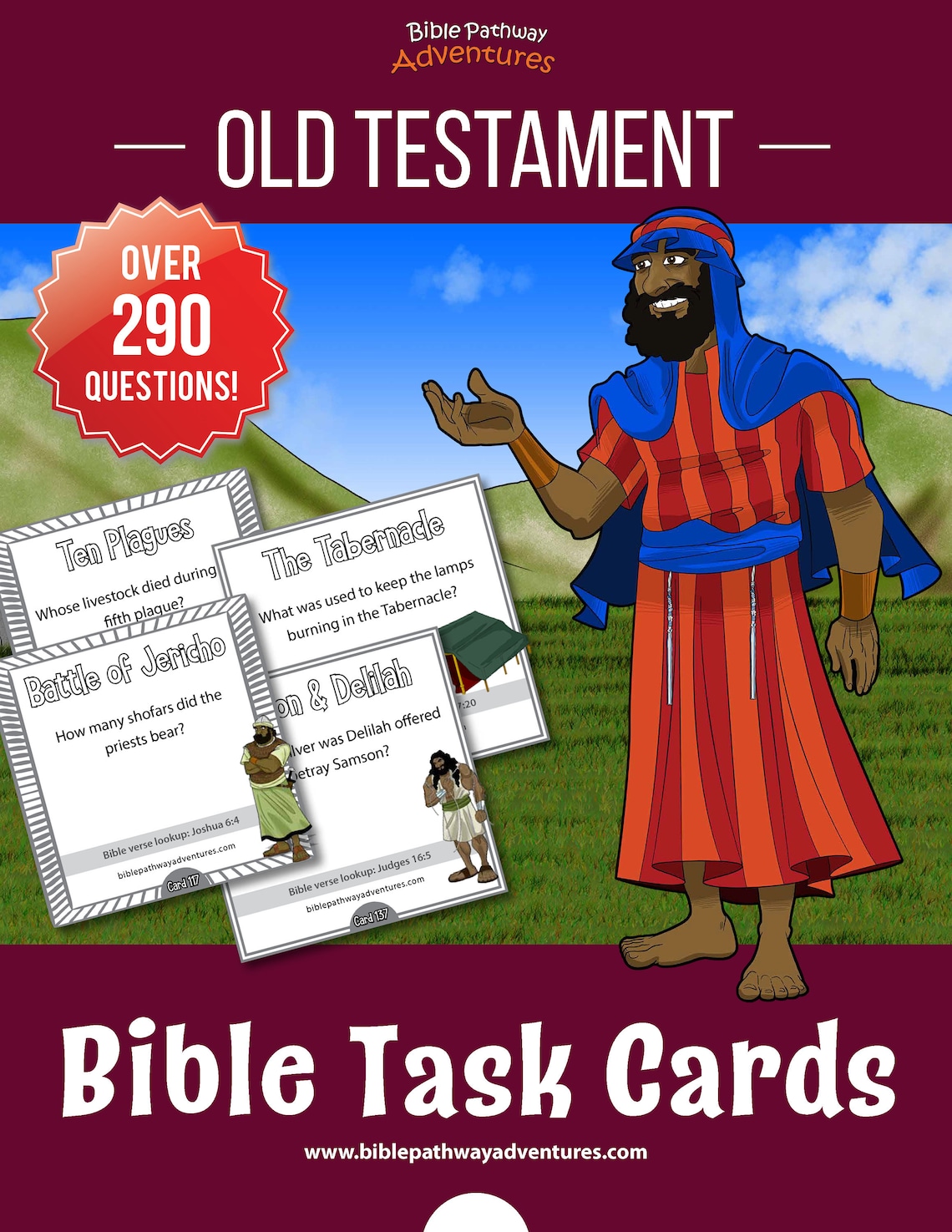Bible Task Cards: Old Testament - Etsy