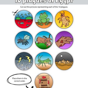 10 Plagues of Egypt Memory & Match Card Games - Etsy