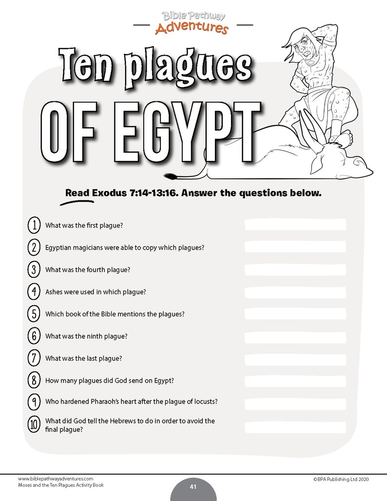 BUNDLE: the Passover Story Activity Books - Etsy