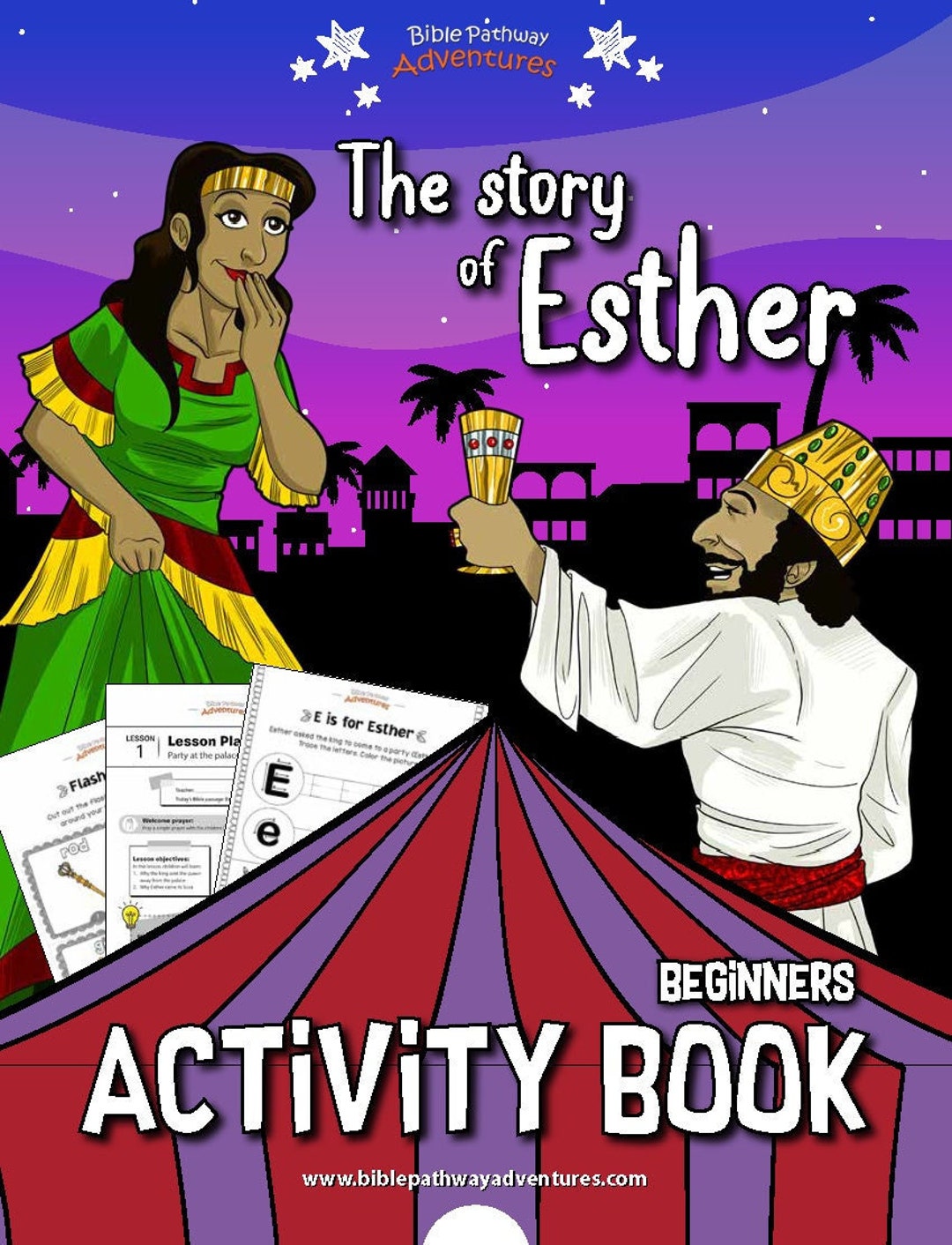 The Story of Esther Activity Book for Beginners - Etsy
