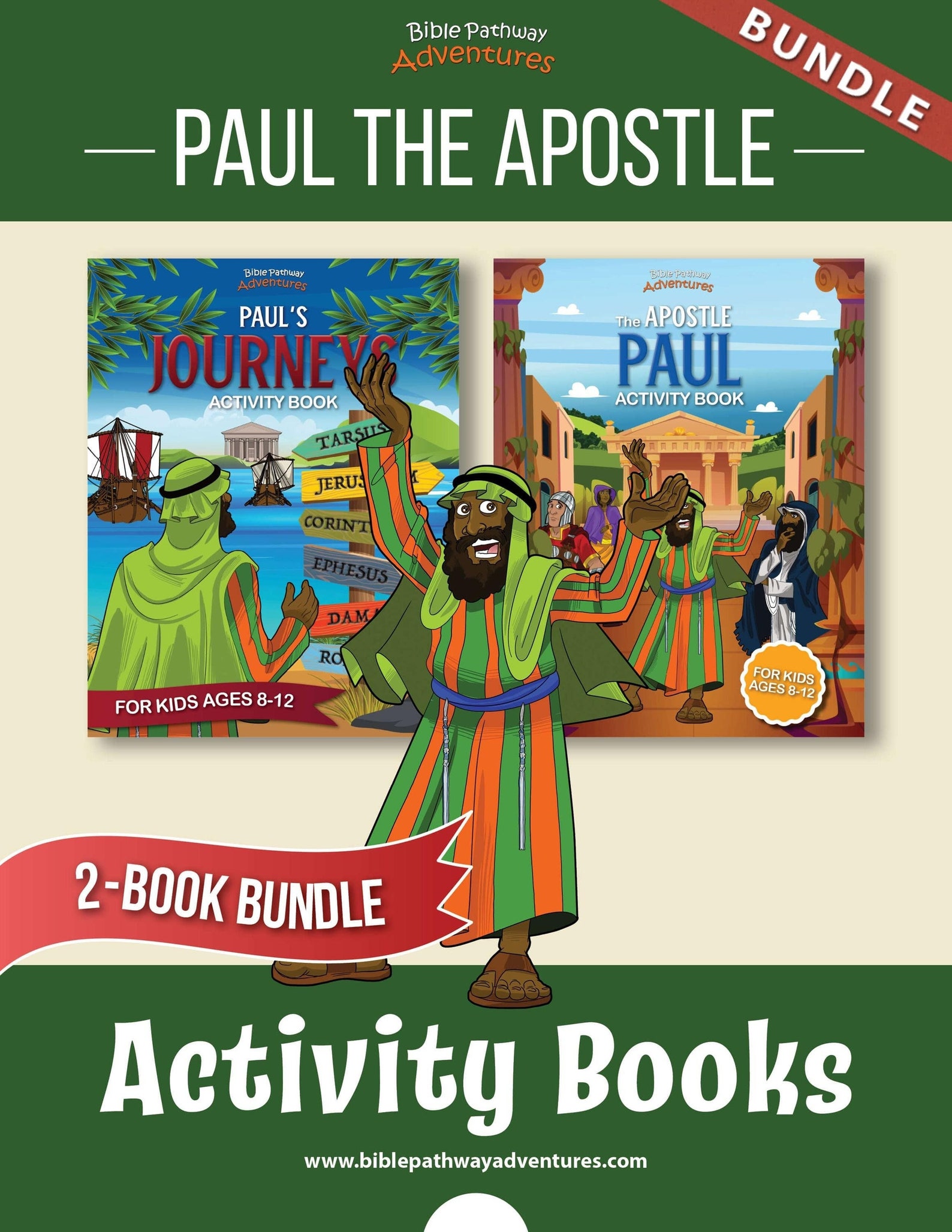BUNDLE: Paul the Apostle Activity Books - Etsy