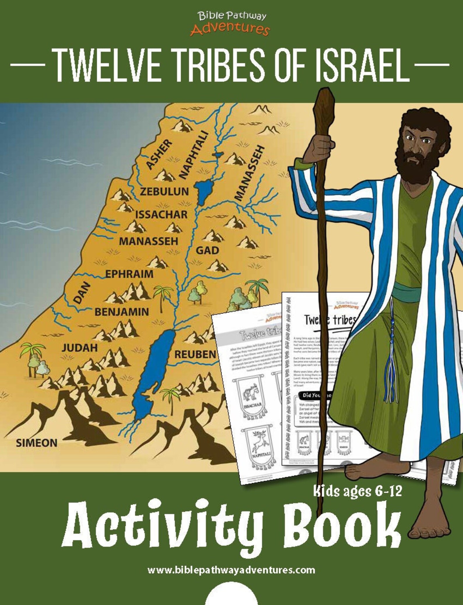 Twelve Tribes of Israel Activity Book for Kids Ages 6-12 - Etsy
