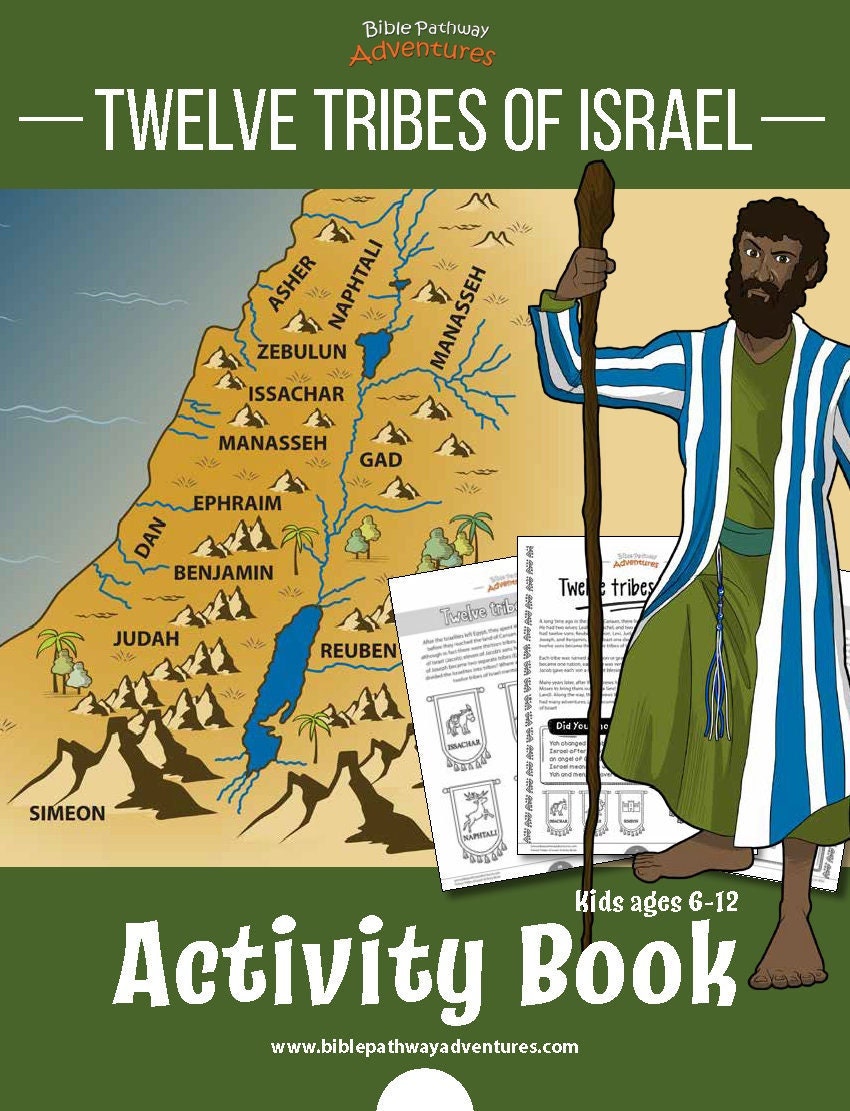 Twelve Tribes of Israel Activity Book for Kids Ages 6-12 - Etsy