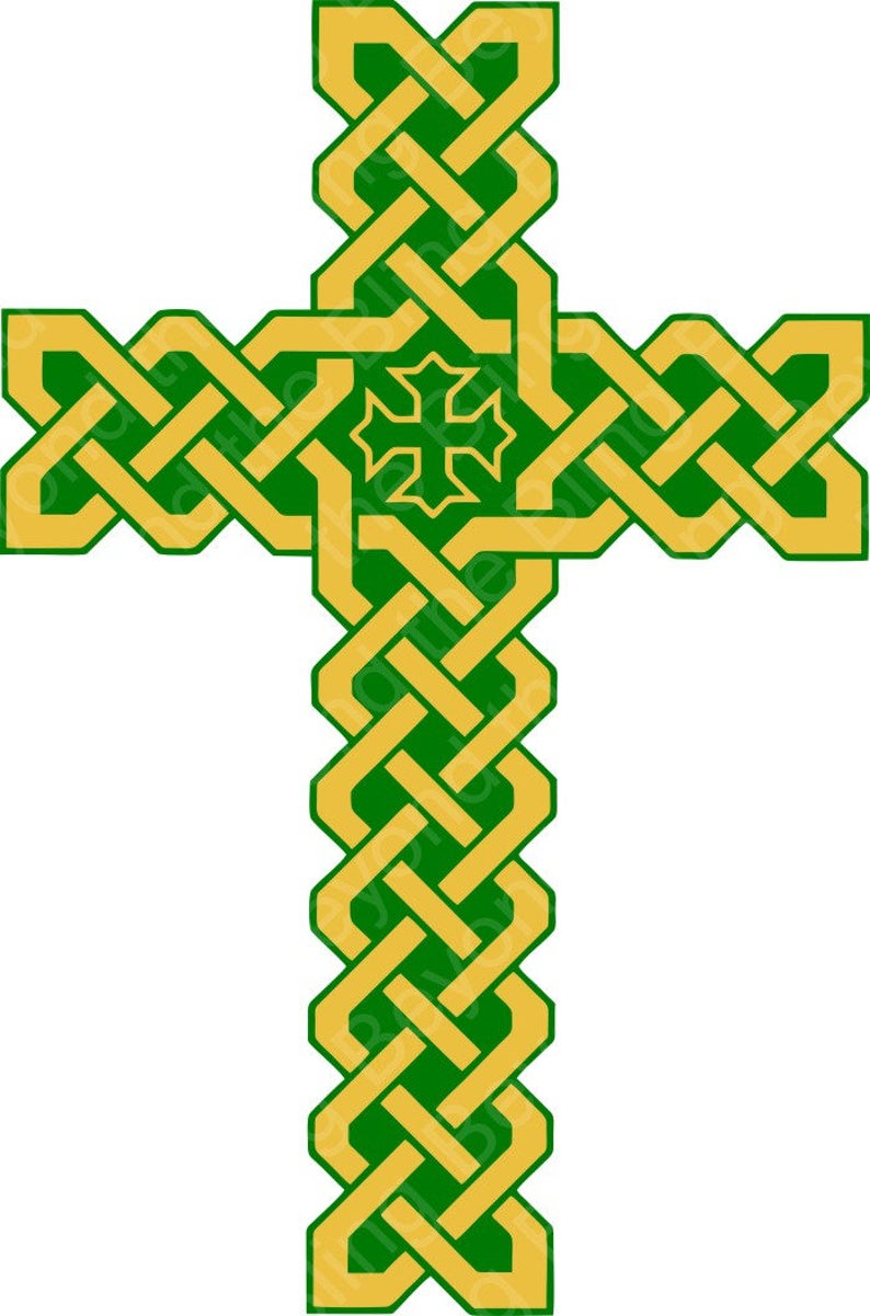 Celtic cross download celtic knot cross digital download link | Etsy