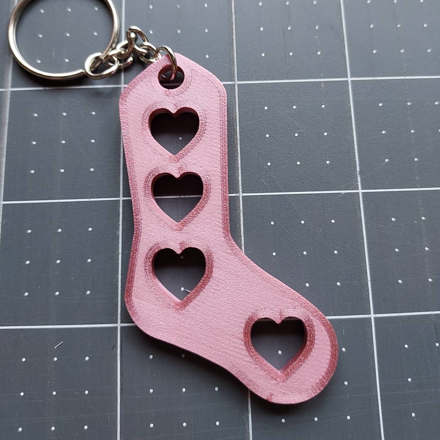 Tiny Sock Blocker Keychain With Pattern - Etsy