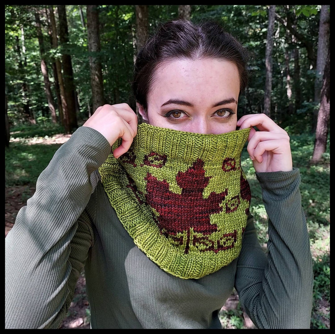 Fall Leaves Cowl Pattern - Digital Download Knitting Pattern - Etsy