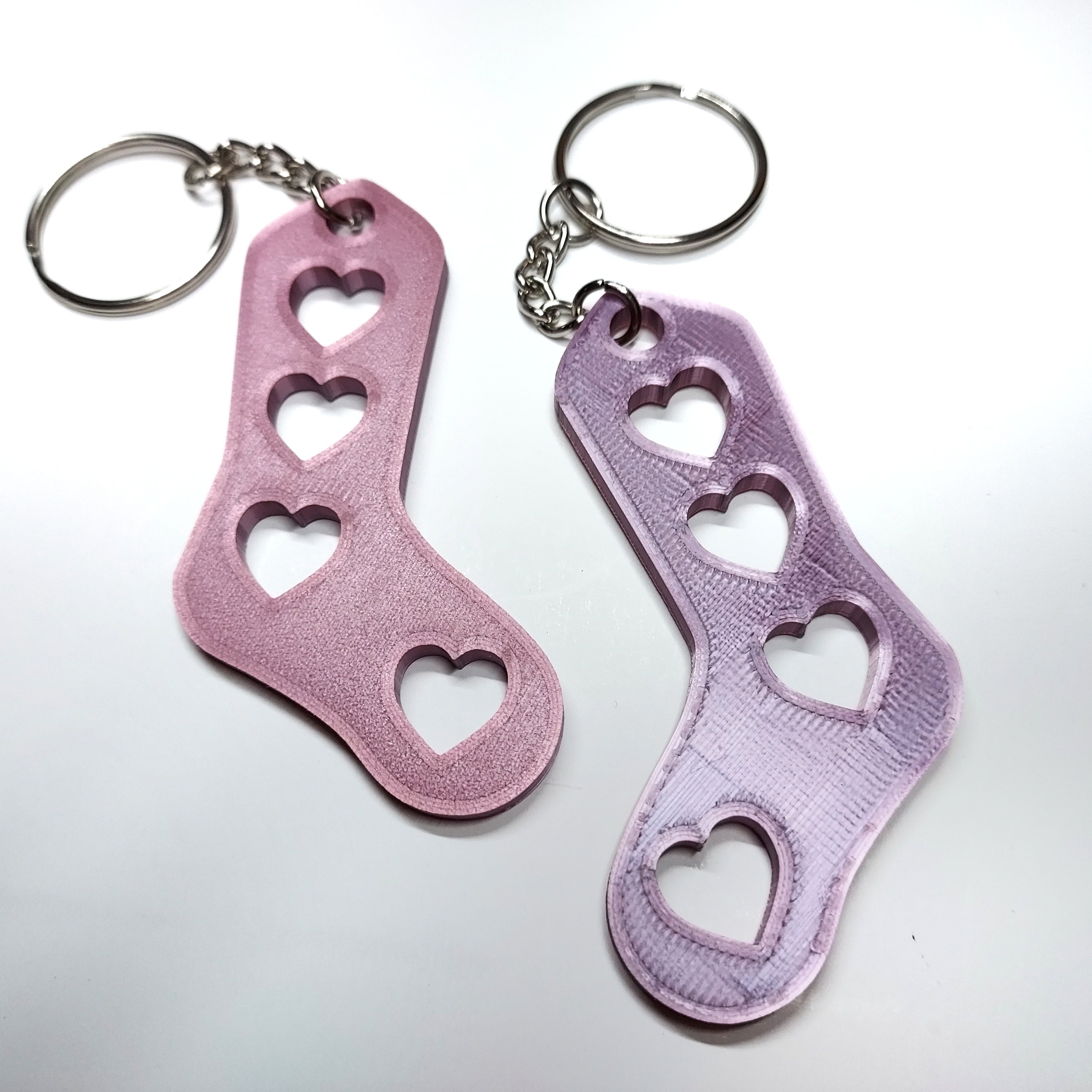 Tiny Sock Blocker Keychain With Pattern - Etsy