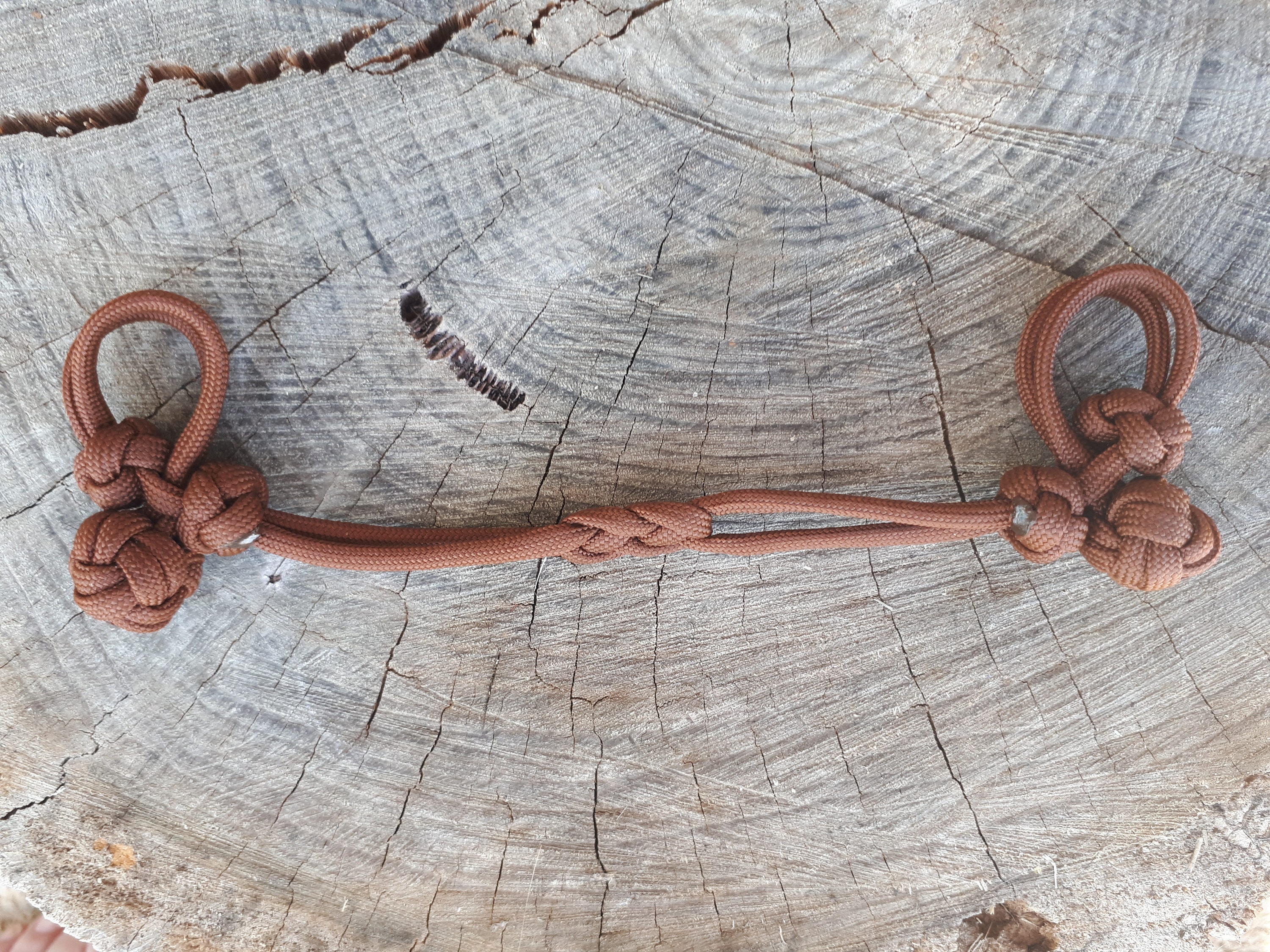 Evolve Bit Hobble Chin Strap for Snaffle Bit in Beige Black | Etsy UK