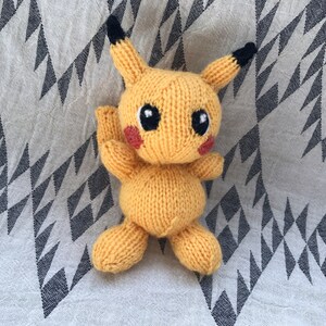 Pikachu Knitting Pattern - Etsy Australia