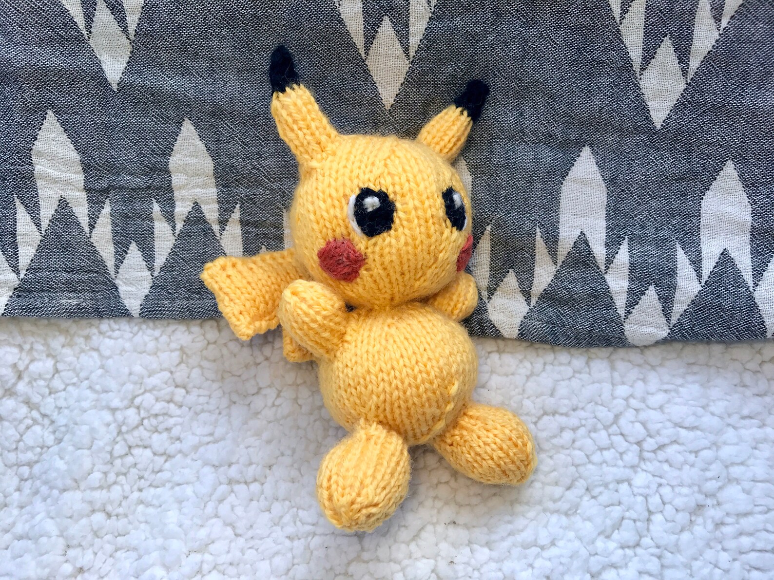 Pikachu Knitting Pattern - Etsy