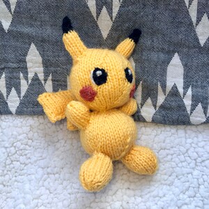 Pikachu Knitting Pattern - Etsy Australia