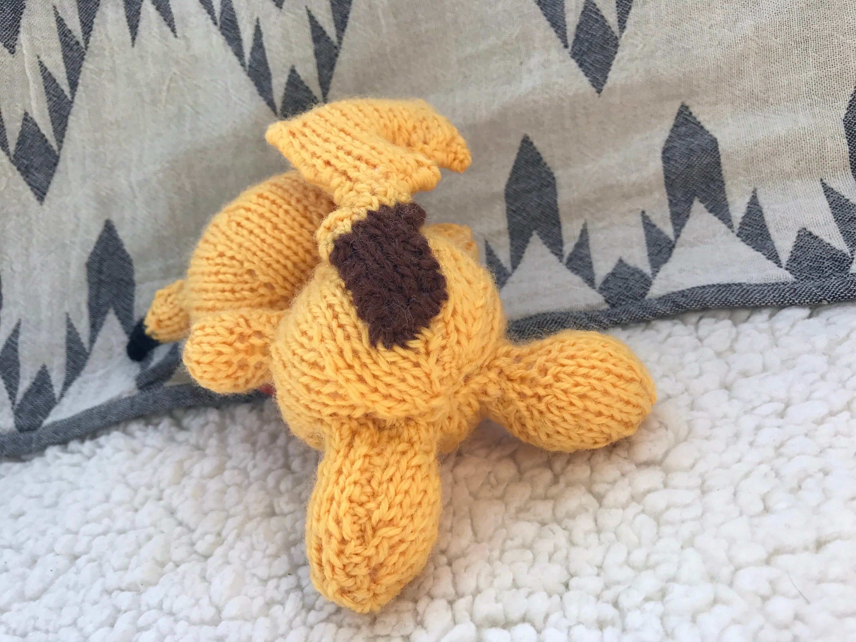 Pikachu Knitting Pattern - Etsy Australia
