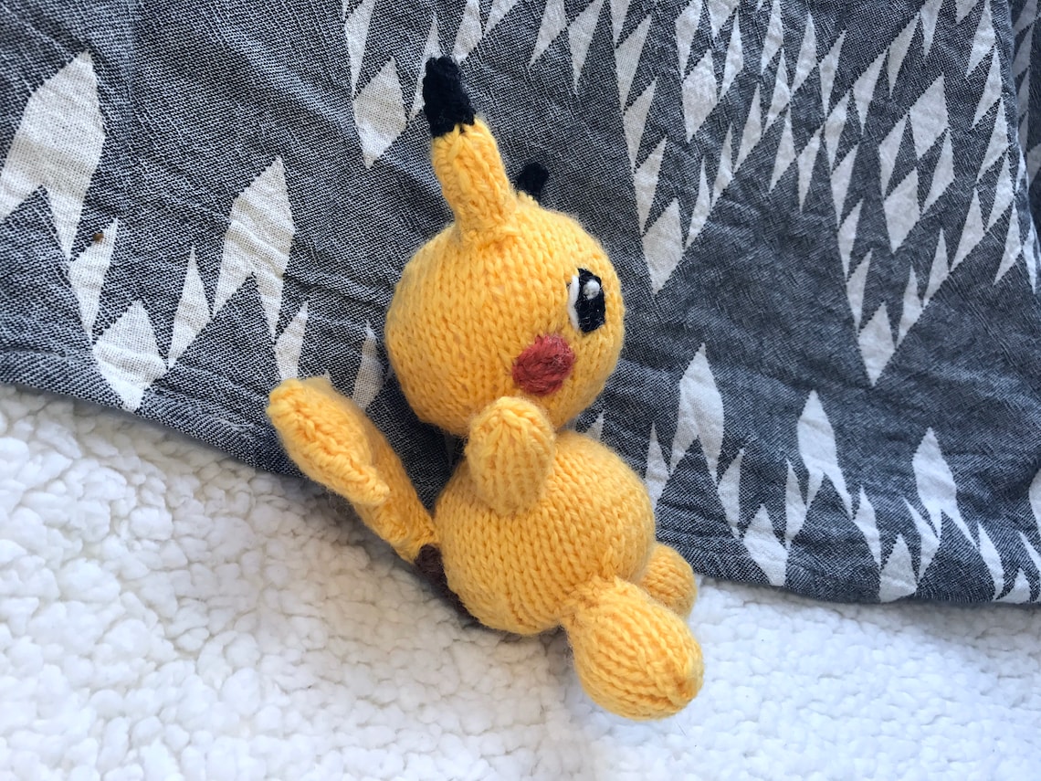 Pikachu Knitting Pattern - Etsy Australia