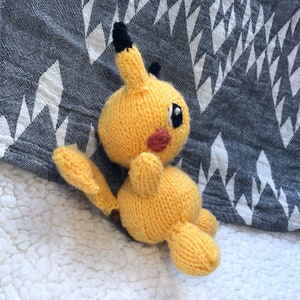 Pikachu Knitting Pattern - Etsy Australia