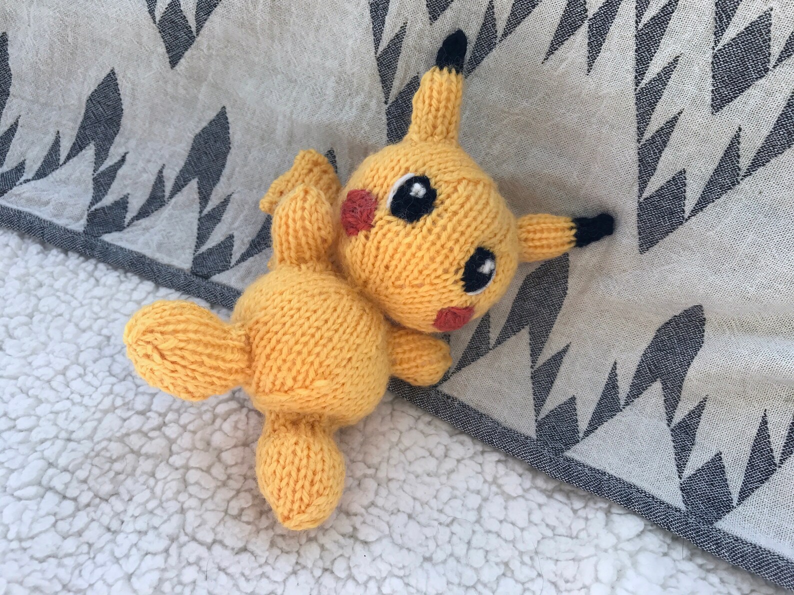 Pikachu Knitting Pattern - Etsy Australia