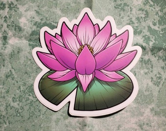 Lotus Family Matted Stickers - Etsy