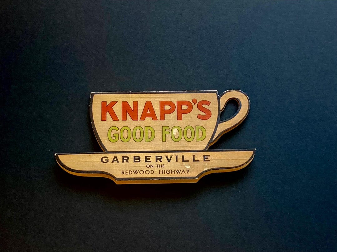 1930s Restaurant Advertising -- C1930s Knapp Good Food Die-cut Coffee ...
