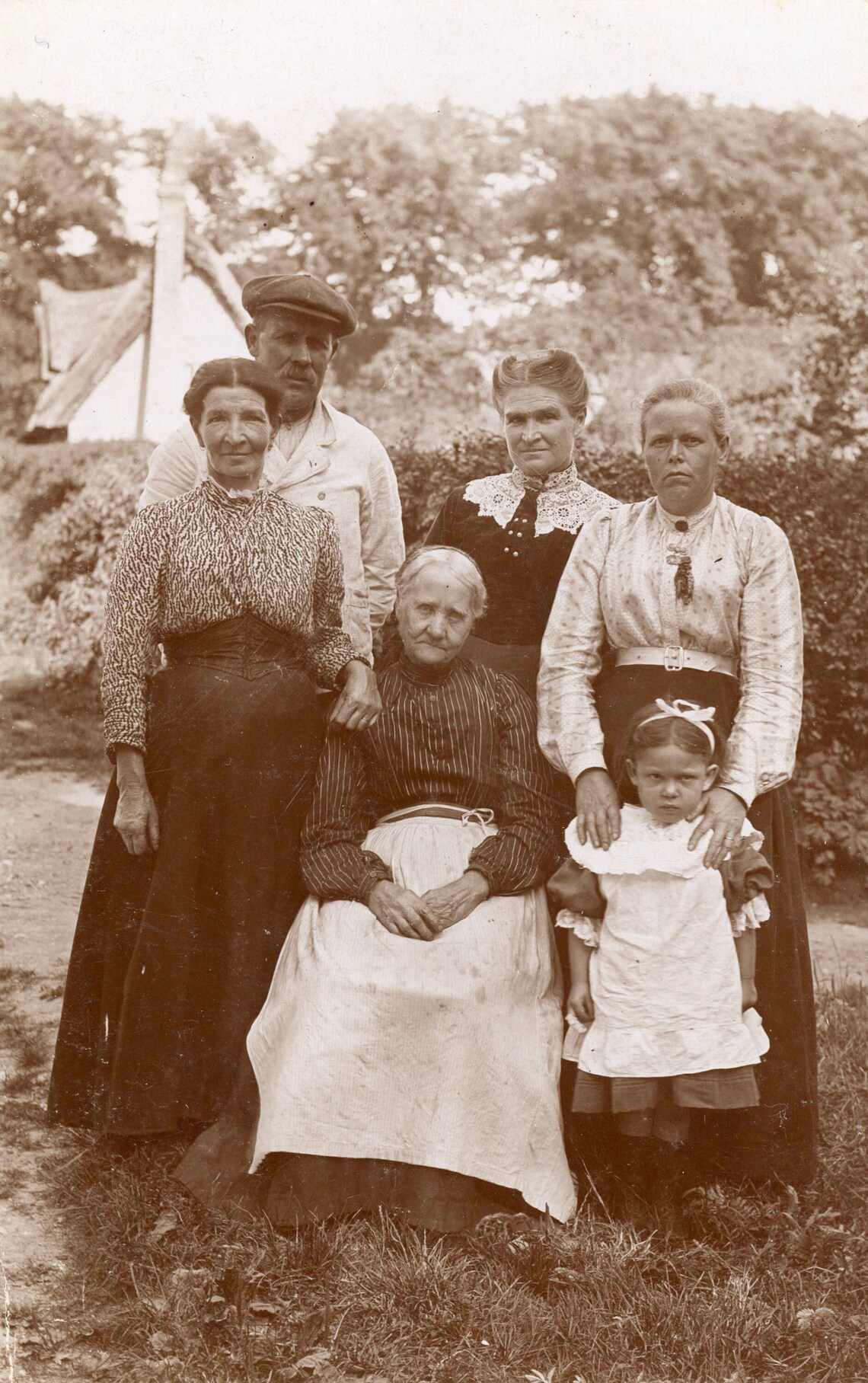 Poignant C1905 RPPC Rustic British Country Folk and Thatched - Etsy