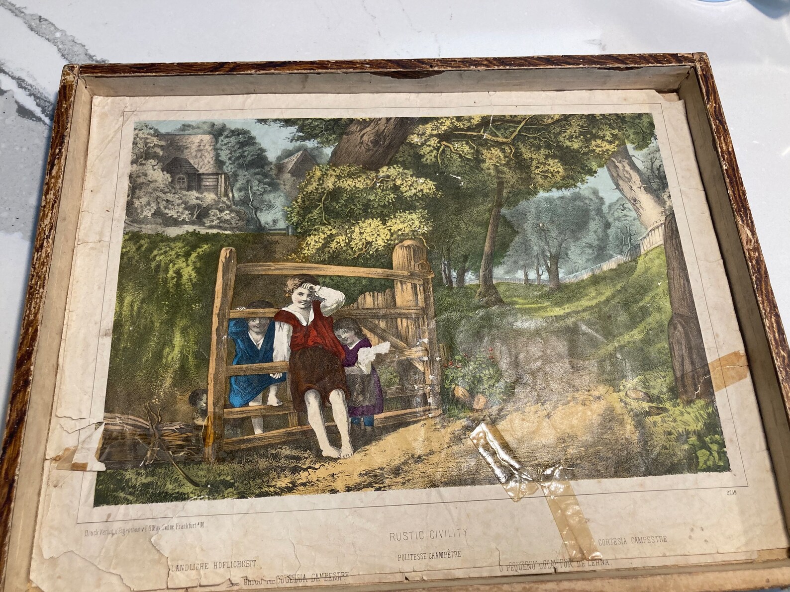 Large Magnificent Complete 19th Century German Cube Block Puzzle 6 ...