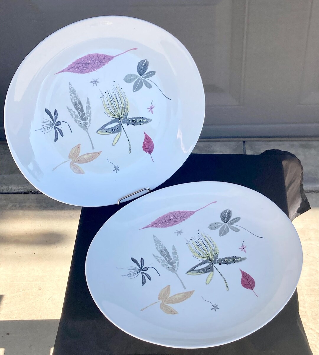 PAIR of 1952 Eva Zeisel Hallcraft Dinner Plates Tomorrow's Classic ...