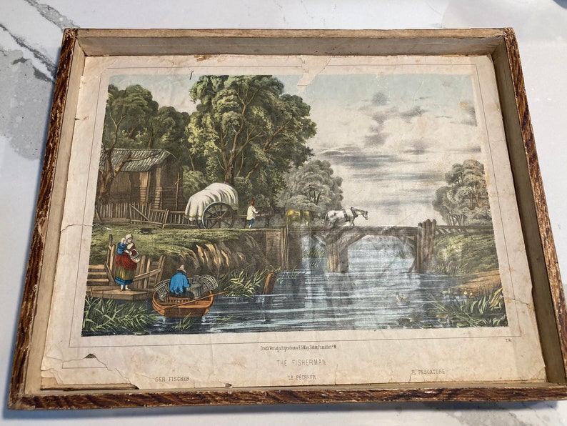 Large Magnificent Complete 19th Century German Cube Block Puzzle 6 ...