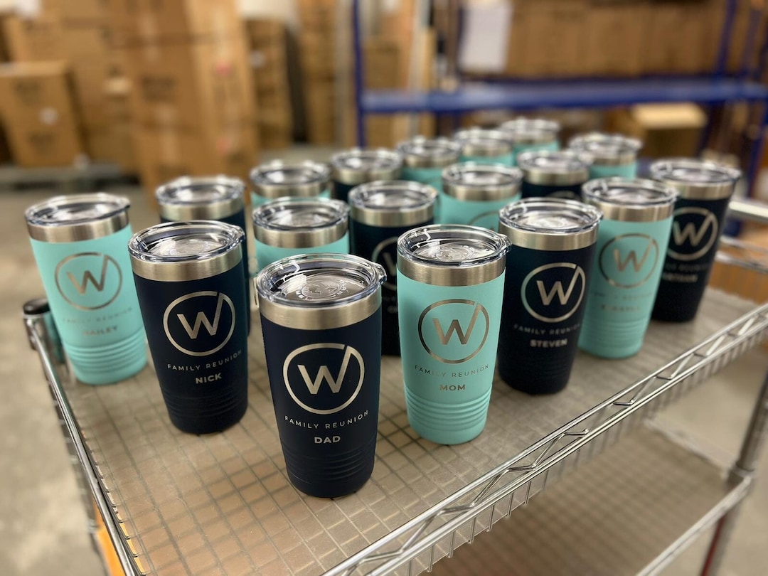 Custom Engraved Logo 20oz 30oz Tumblers - Bottles - Business, Personal ...