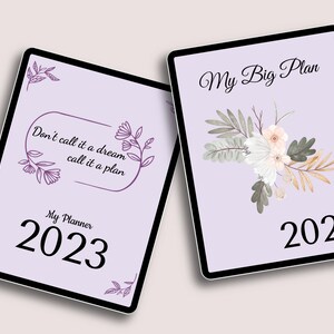 12 Digital Purple Theme Planner Covers, Goodnotes, Notability, Xodo ...