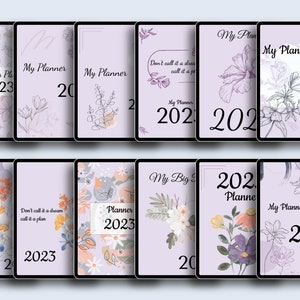 Dated Digital Planner 2023 Bundle 3 Style Themes for Daily, Weekly ...