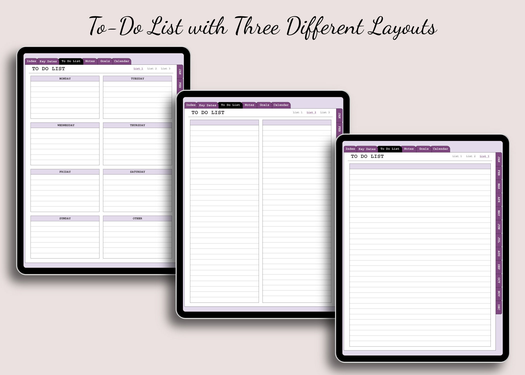 Dated Digital Purple Theme Planner 2023 Daily, Weekly & Monthly Planner ...