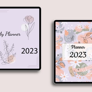 12 Digital Purple Theme Planner Covers, Goodnotes, Notability, Xodo ...