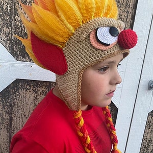 Mr. Heat Miser Earflap Beanie Crochet Pattern - Etsy