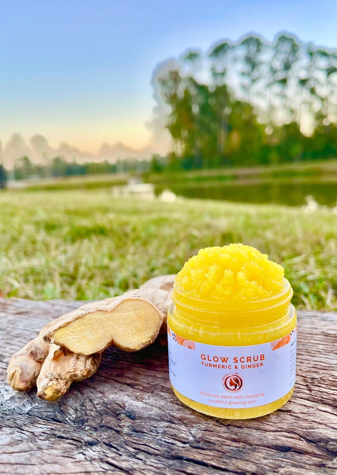 Turmeric and Ginger Glow Face Scrub, Natural Exfoliator, Made With ...