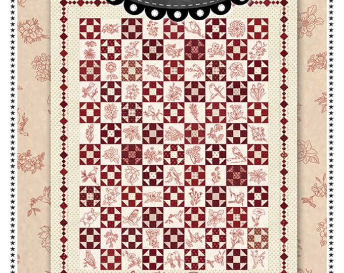 Redwork Quilt Kit - Etsy