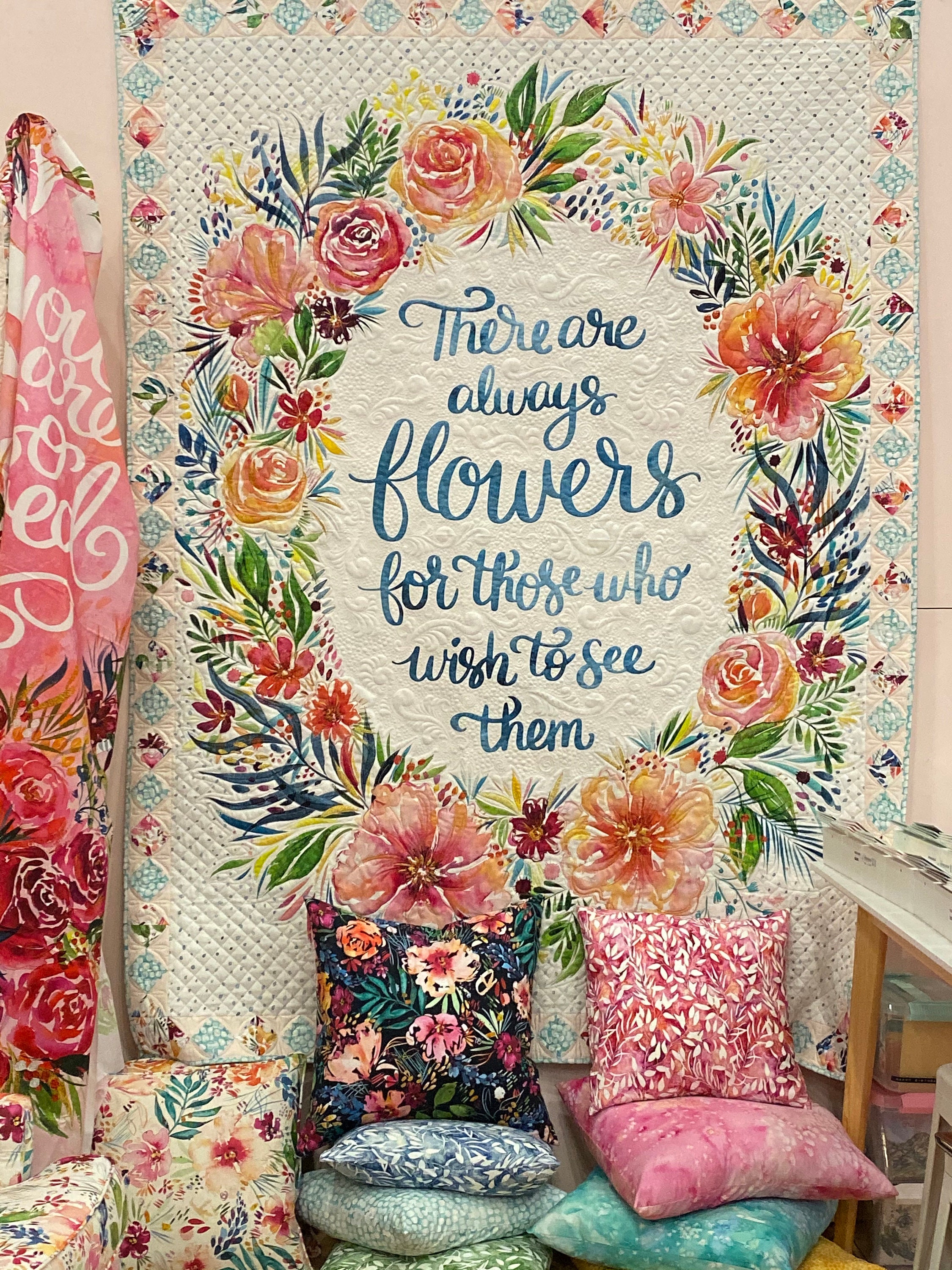 Brightly Blooming Quilt Kit - Etsy