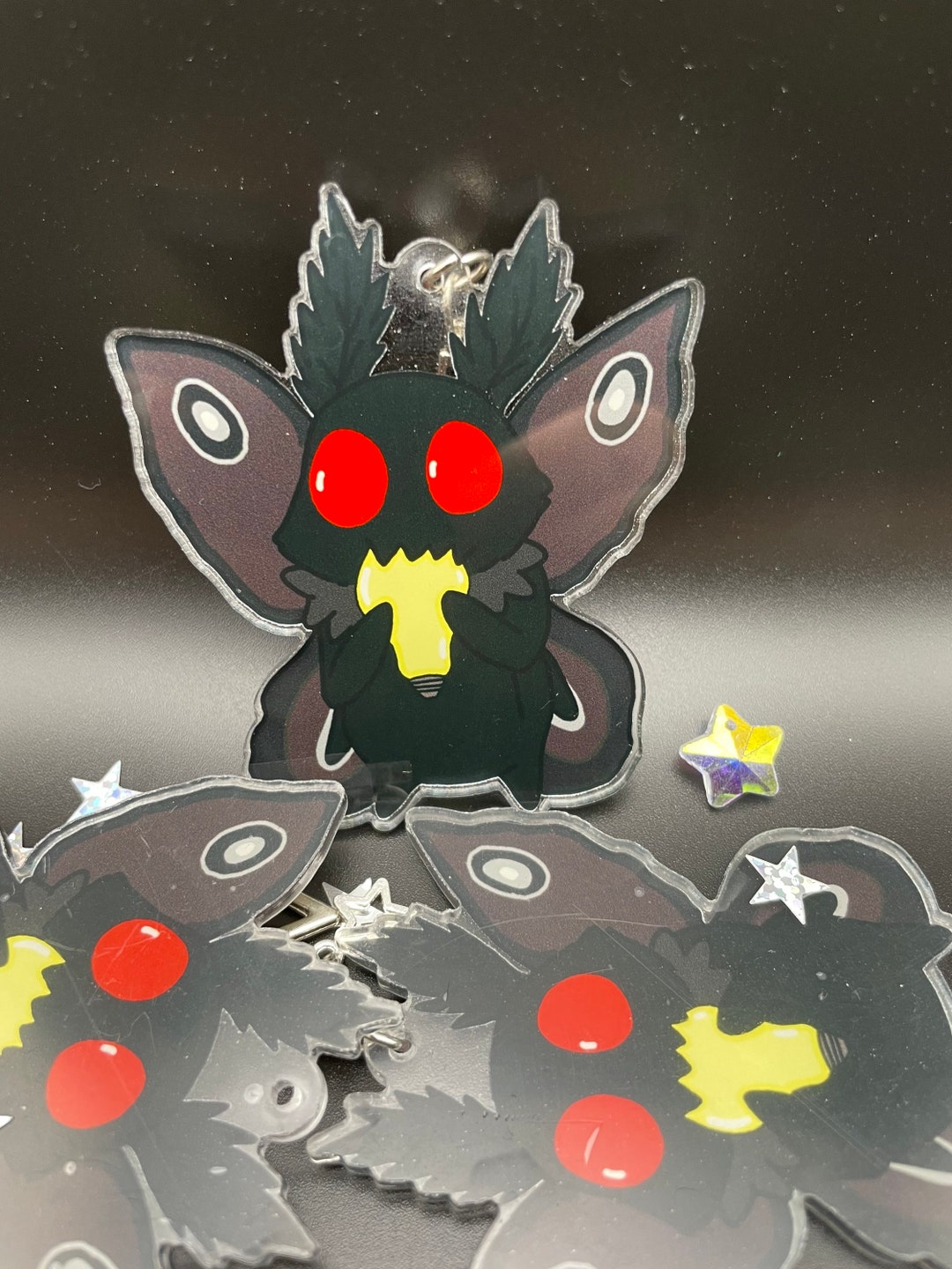 Chibi Mothman Charm - Etsy