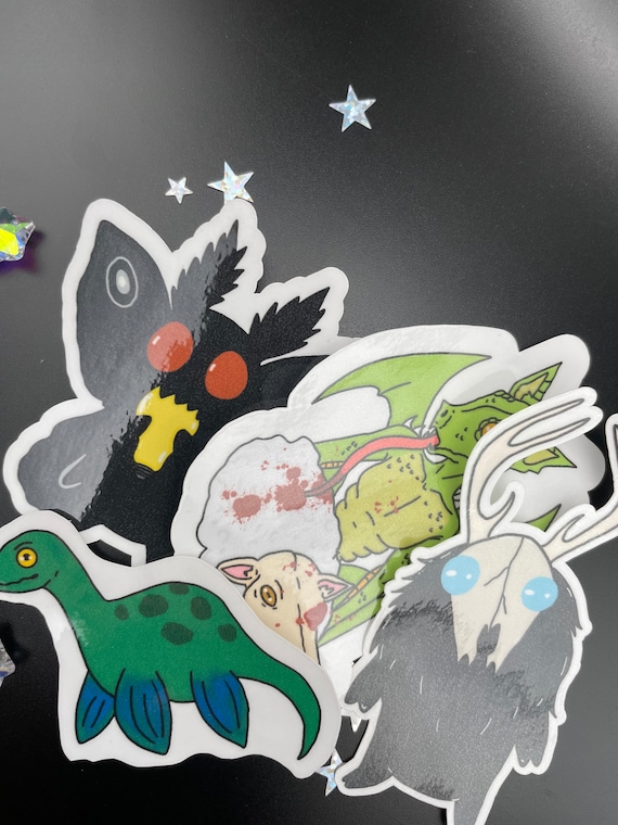 Chibi Cryptid Stickers - Etsy