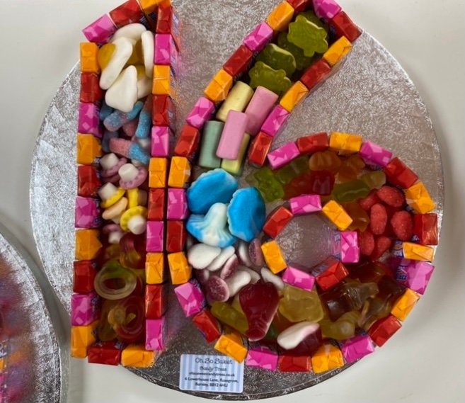 Double Digit Birthday Number Sweet Cake Any Age & Personalised - Etsy