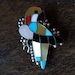 Vintage Zuni Inlay Parrot Brooch, Sterling Silver and Multi-stone, Pin ...