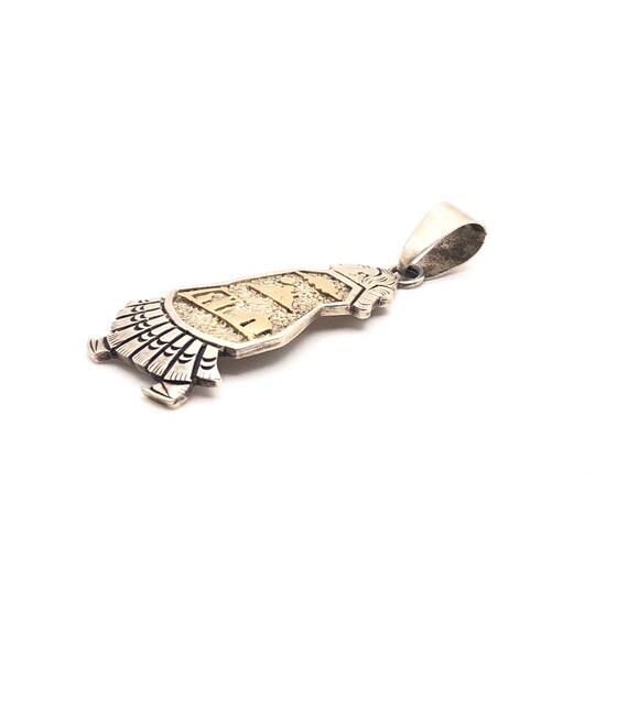 Richard Begay Navajo 14K Gold and Sterling Silver Ove… - Gem