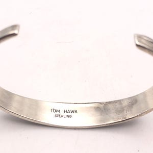 Tom Hawk Navajo Sterling Silver Overlay Cuff Bracelet - Etsy