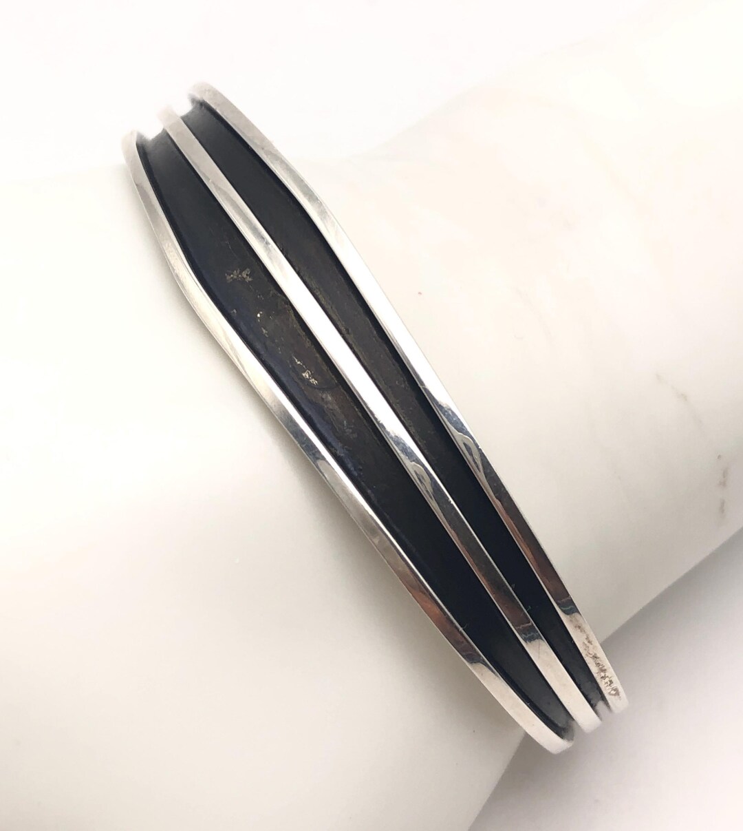 Tom Hawk Navajo Sterling Silver Overlay Cuff Bracelet - Etsy