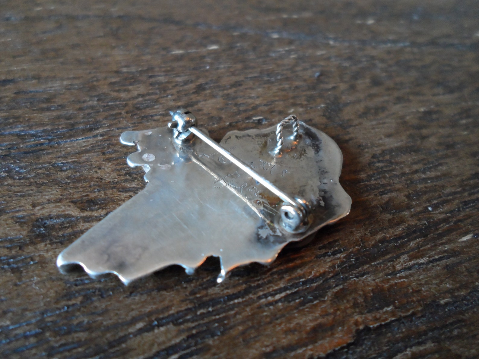 Vintage Zuni Inlay Parrot Brooch Sterling Silver and - Etsy