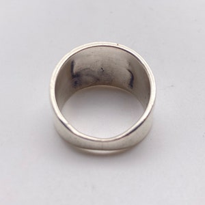 Hopi Overlay Sterling Silver Eagle and Mountain Ring, Size 8-1/2 - Etsy