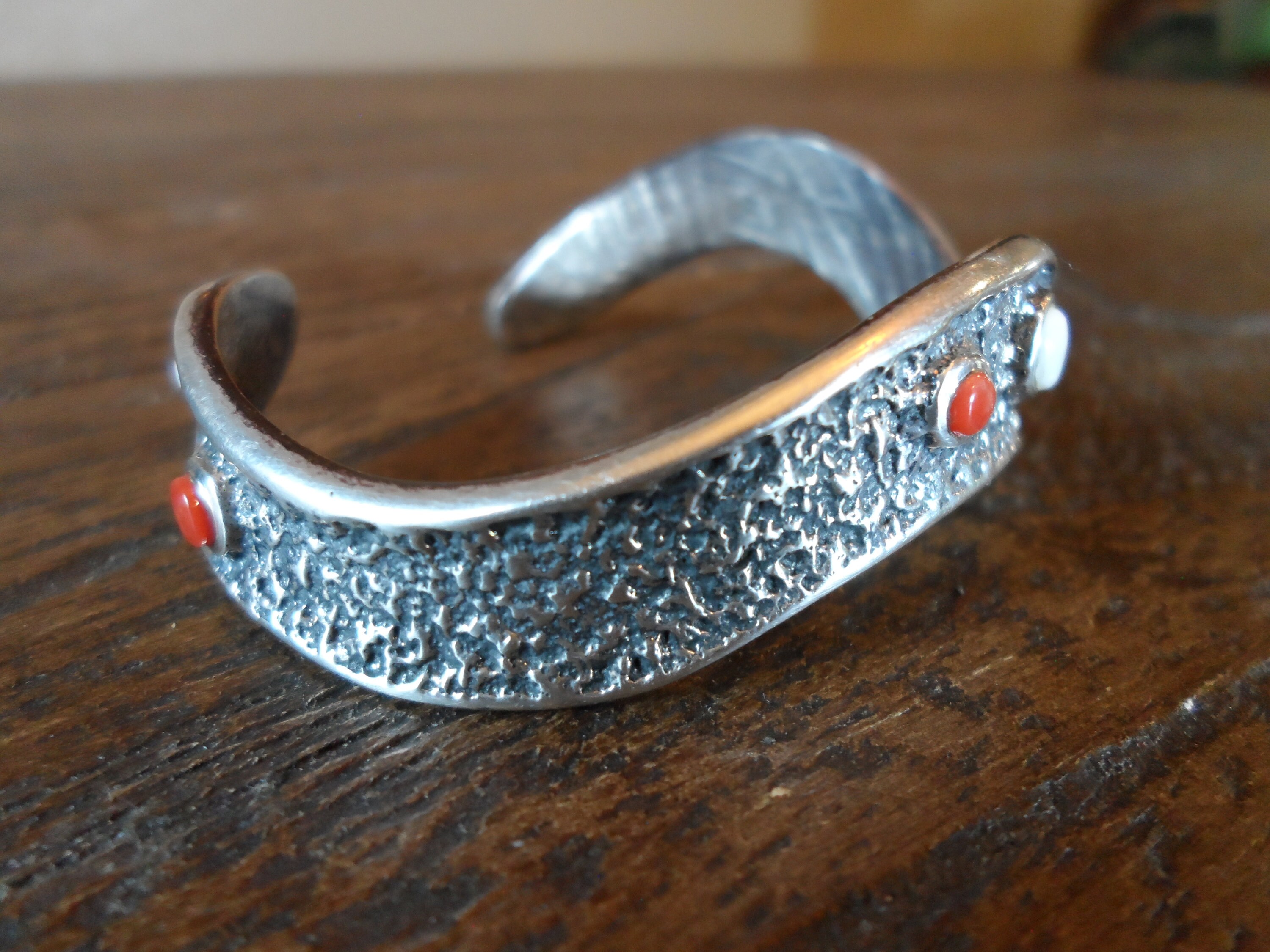 Native American Tufa Cast Bracelet Sterling Silver Opal and | Etsy